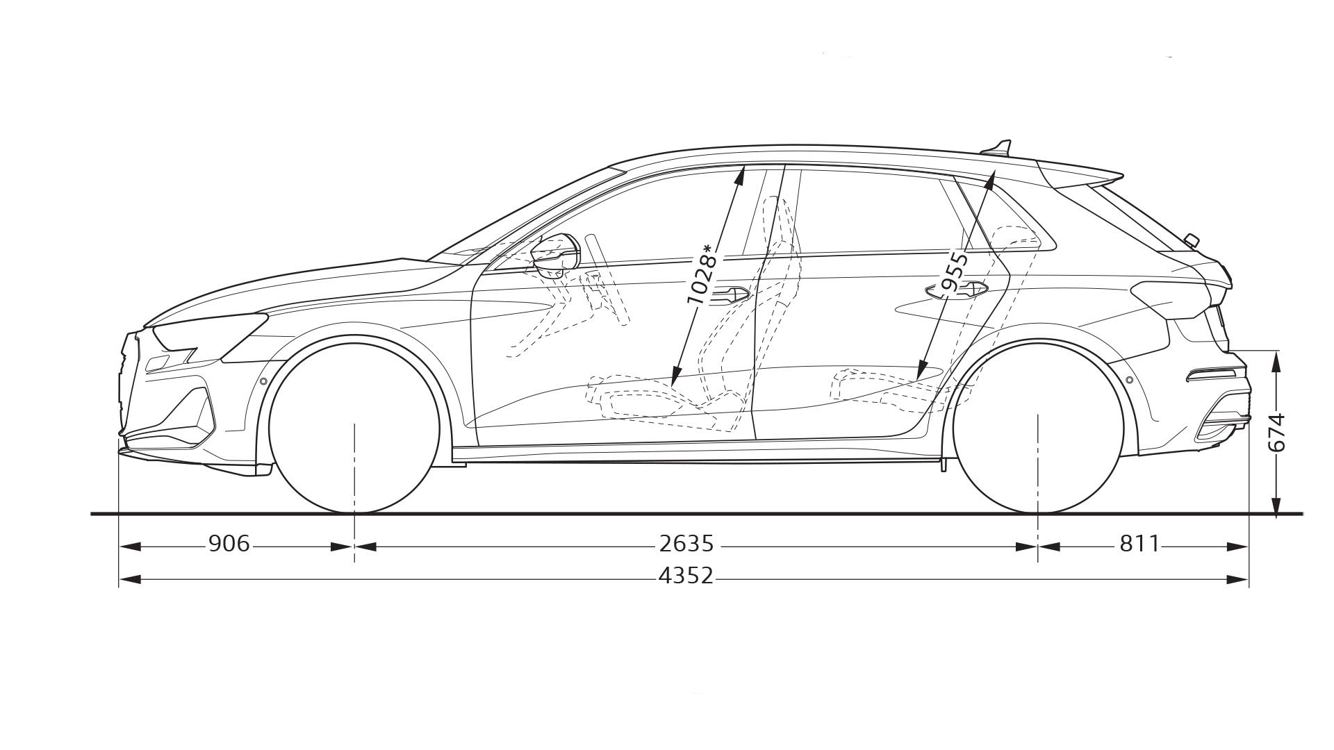Audi A3 Sportback Dimensiones Todas Las Dimensiones Audi Chile